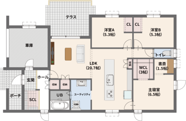 3LDKとは？平屋・2階建て以上・賃貸それぞれの特徴などを紹介 | 【ロゴスホーム~北海道着工数No1ハウスメーカー~】